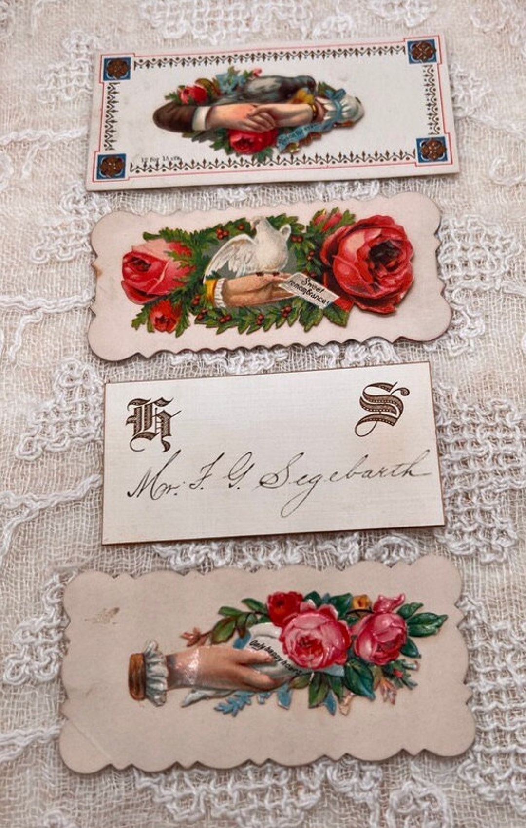 Antique Calling Cards Victorian Calling Cards - Etsy