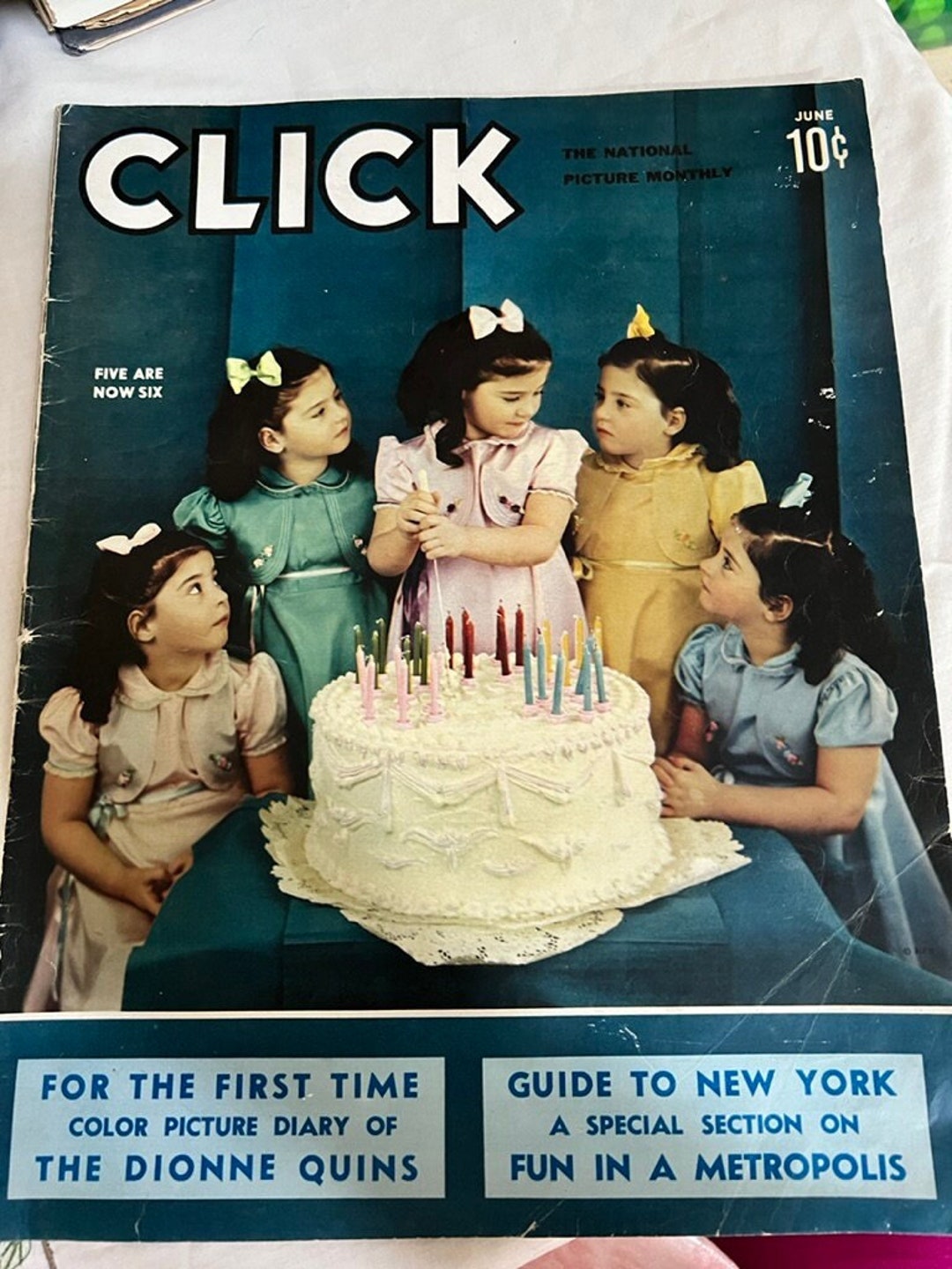Vintage Click Magazine June 1940 Dionne Quints Great Ads Photos - Etsy