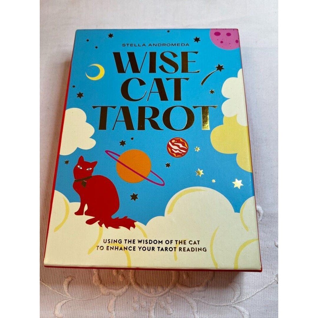 Wise Cat Tarot Stella Andromeda 78 Cards All Intact - Etsy