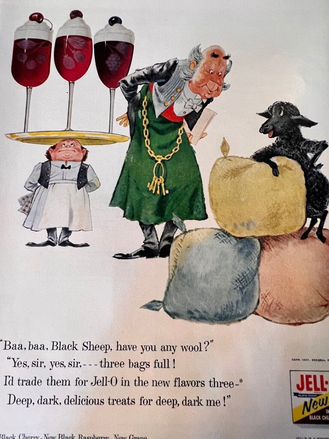 Vintage Jello Ad 1950s Life Magazine 10.5 X 14 - Etsy