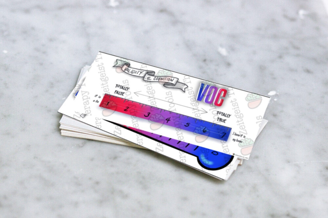 SUD and VOC Scale Combo Flip Chart Blue/red Banner Version Subjective ...