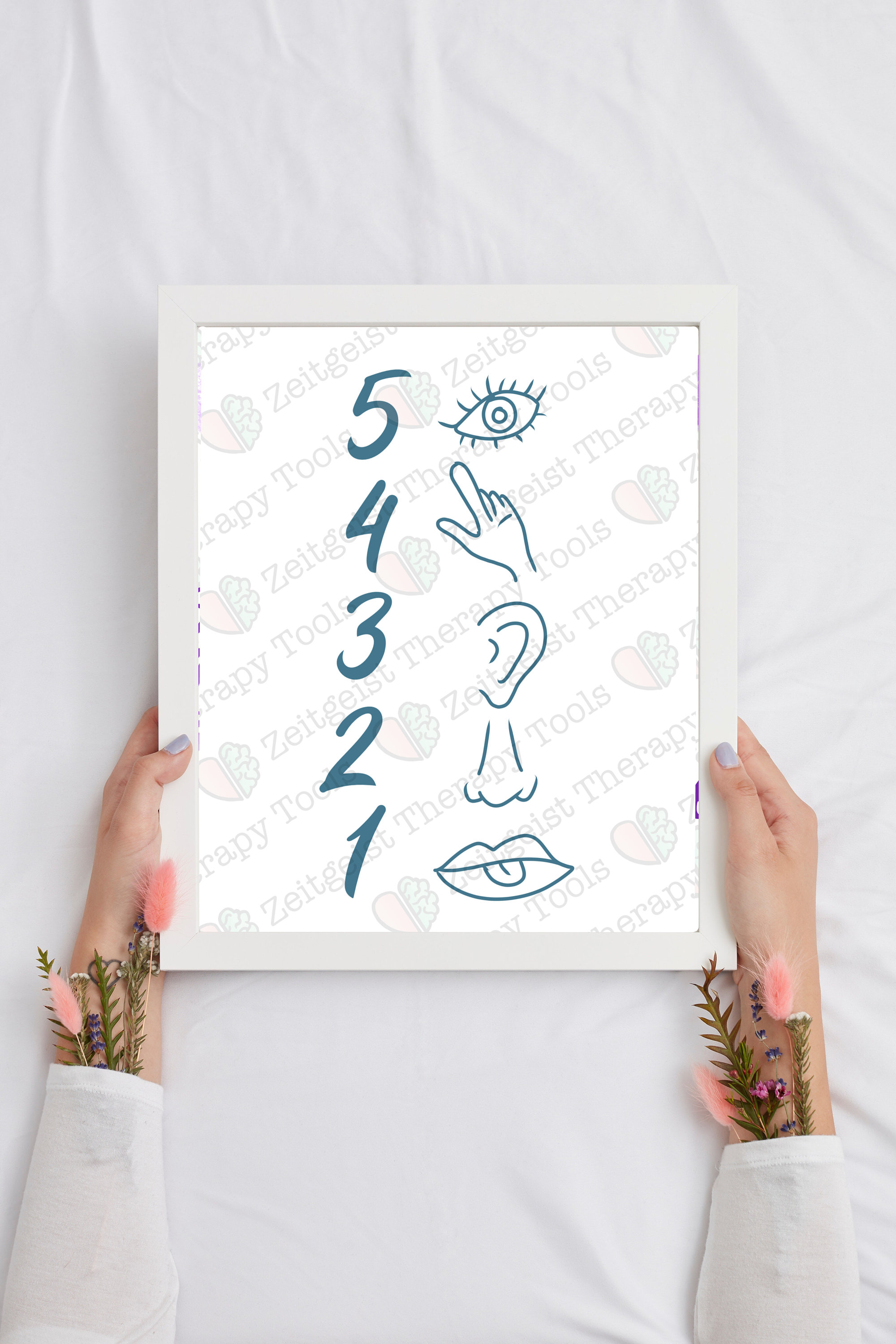 Grounding Technique Symbols in Denim 5-4-3-2-1 for - Etsy