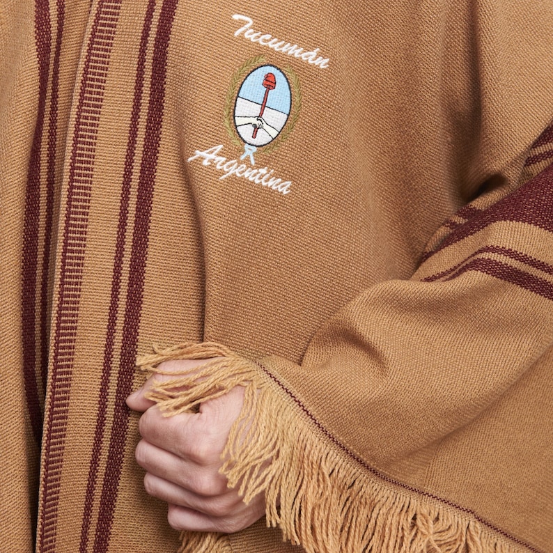 Traditional Gaucho Poncho Made in Argentina I Soft Knitted - Etsy