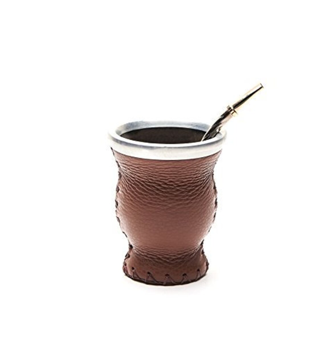 Leather & Glass Yerba Mate Gourd Set I Argentinian Mate Cup - Etsy