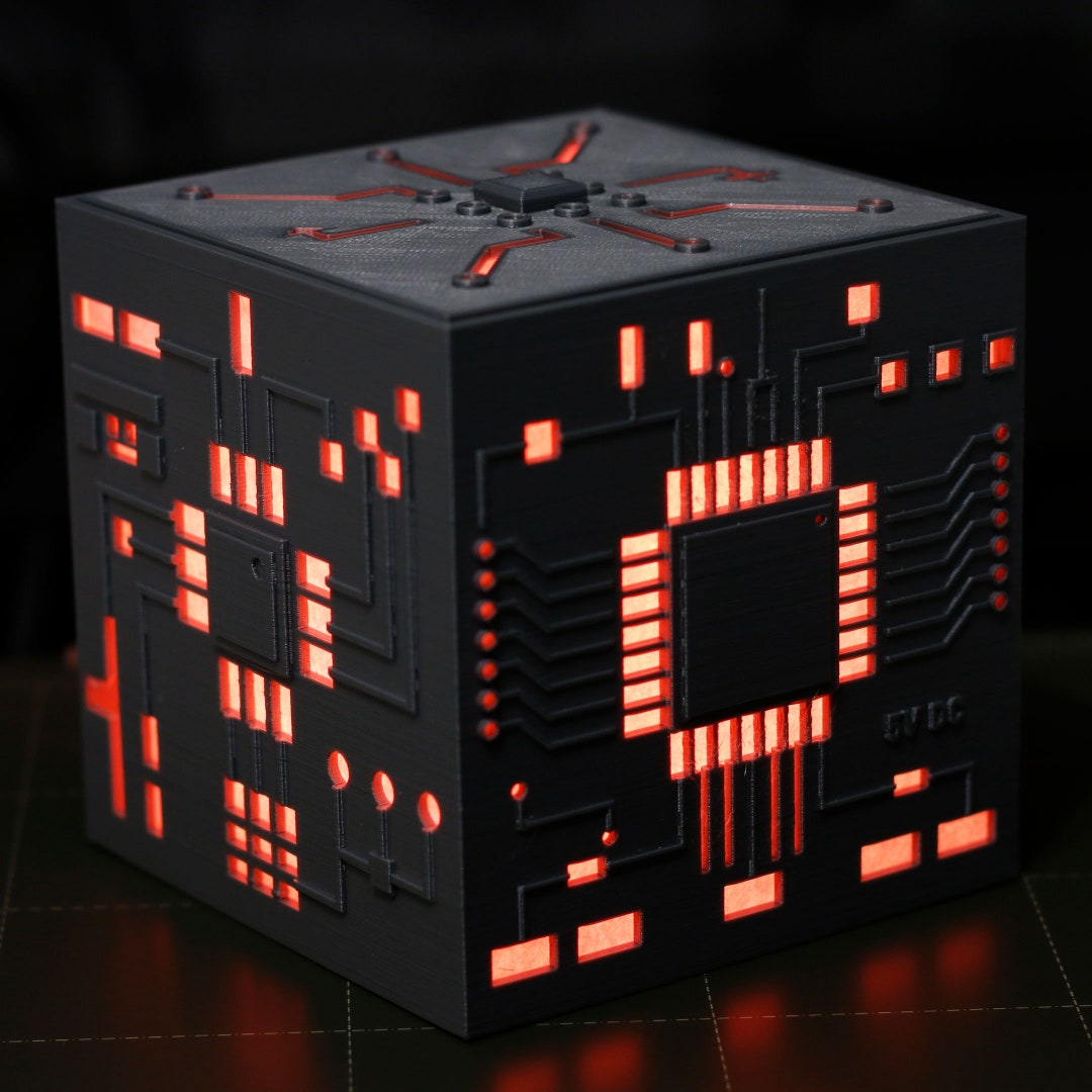 3D Printed Cyberpunk Lamp STL Files for 3D Printing - Etsy Canada
