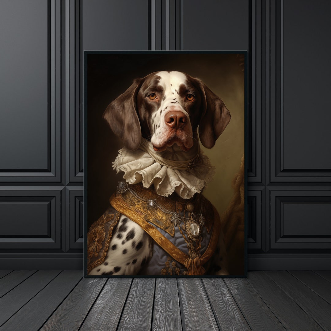 German Shorthaired Pointer Print, German Shorthaired Pointer Painting ...