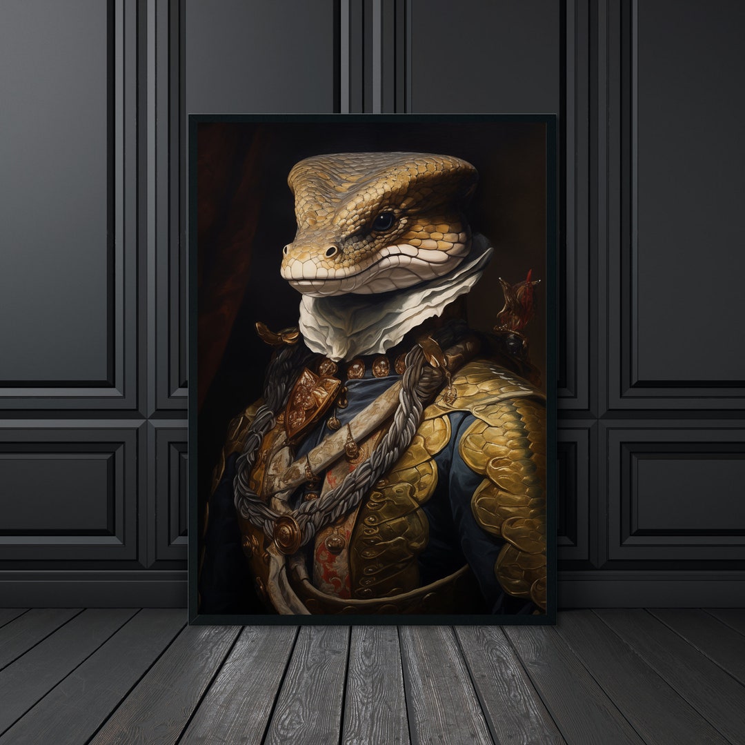 King Cobra Print, King Cobra Gifts, King Cobra Art, Reptile Wall Art ...
