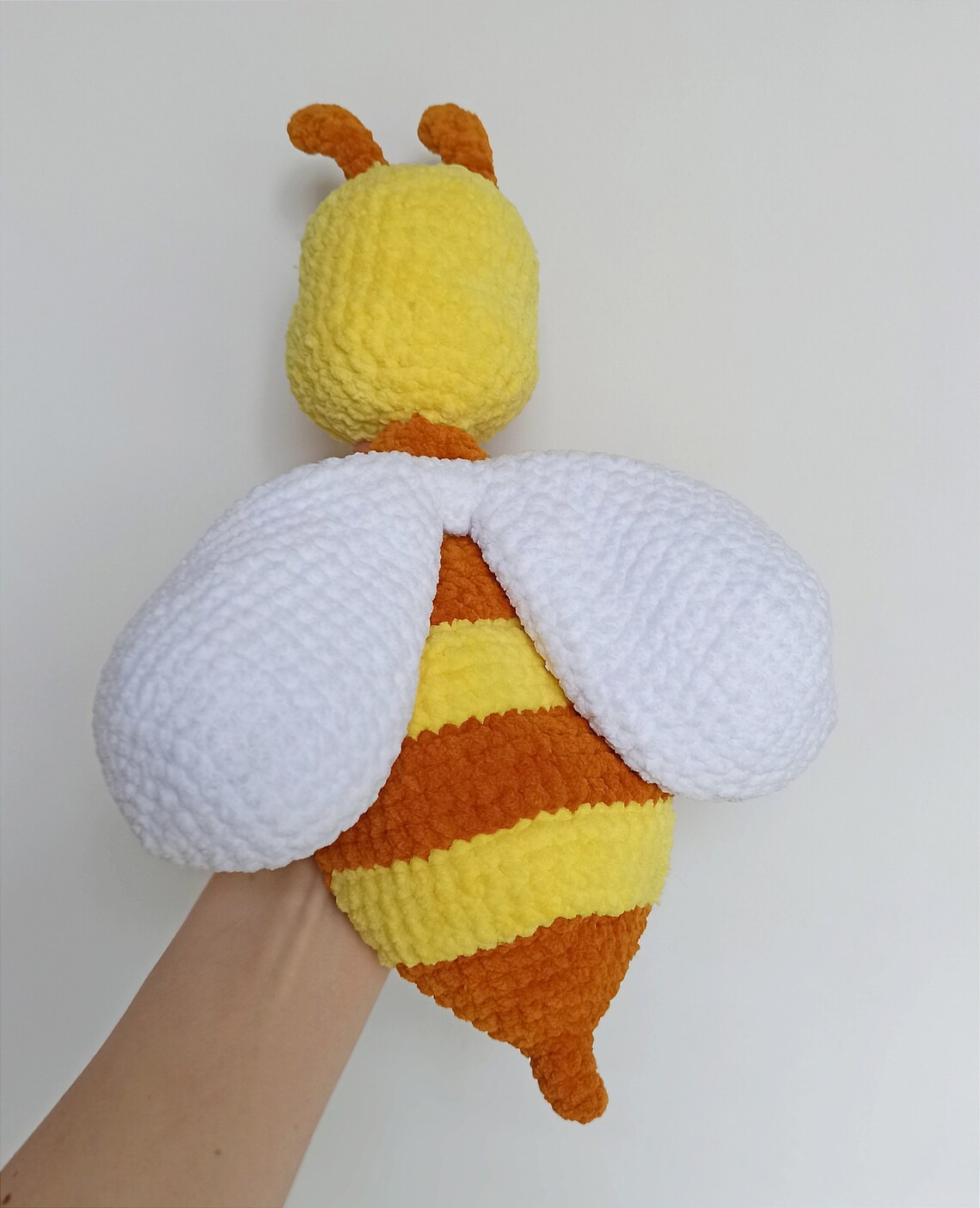Bee Snuggler Pattern (eng/ukr). Plush Toy. Nursery Toy. Comforter ...