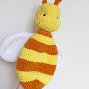 Bee Snuggler Pattern (eng/ukr). Plush Toy. Nursery Toy. Comforter ...