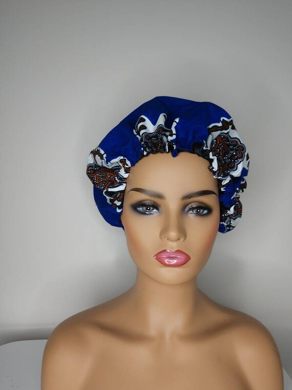 Head Bonnet African Cap Ankara Hair Cover Lined With | Etsy
