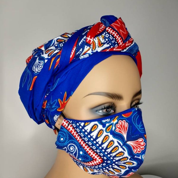 African Face Mask - Etsy