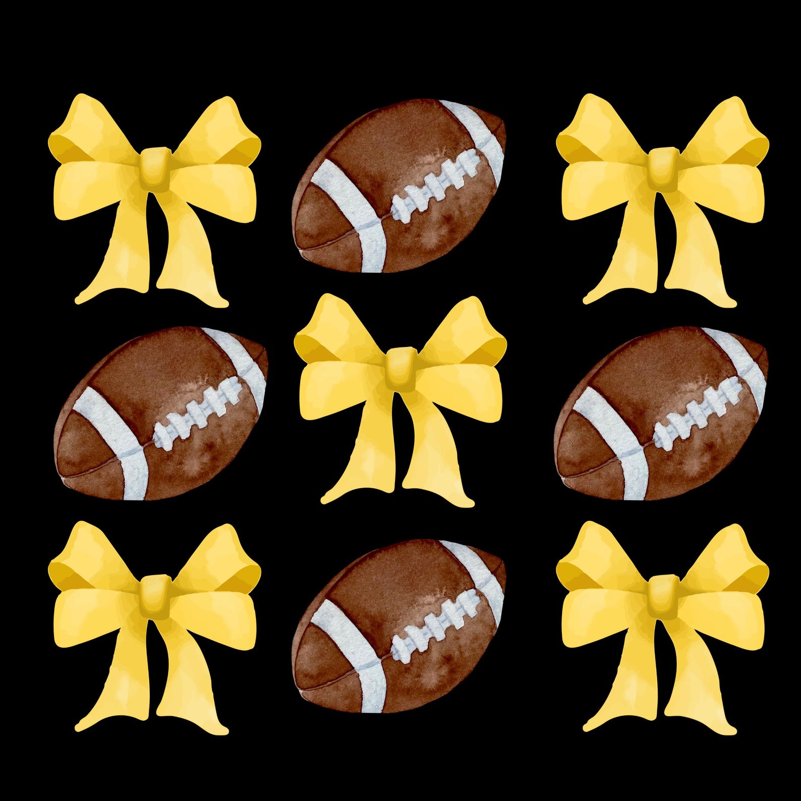 Steelers Football Bows PNG - Etsy