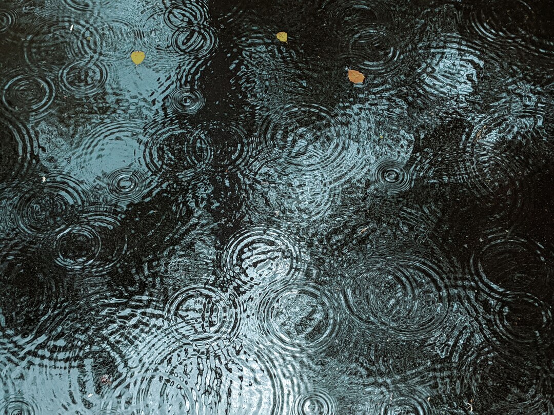Blue Rain - Etsy