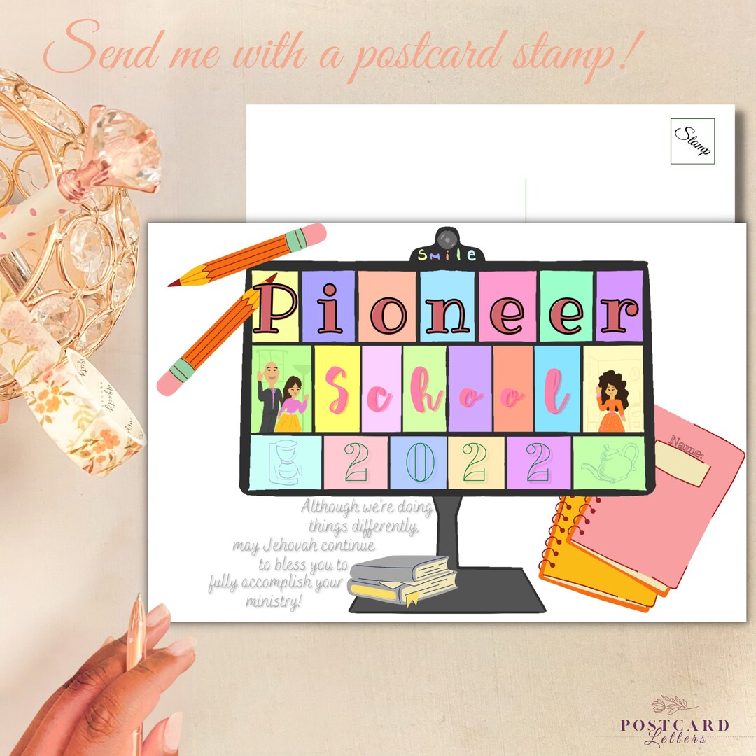 JW Postcards/greeting Card Set | Virtual Pioneer School 2022 | JW Gifts ...