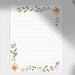 Fall Sunflower Linen Stationery | Letter Writing Paper, 20 Sheets - Etsy