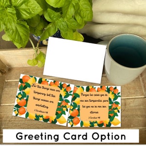JW Greeting Cards/postcards SET Things Are Temporary - Etsy