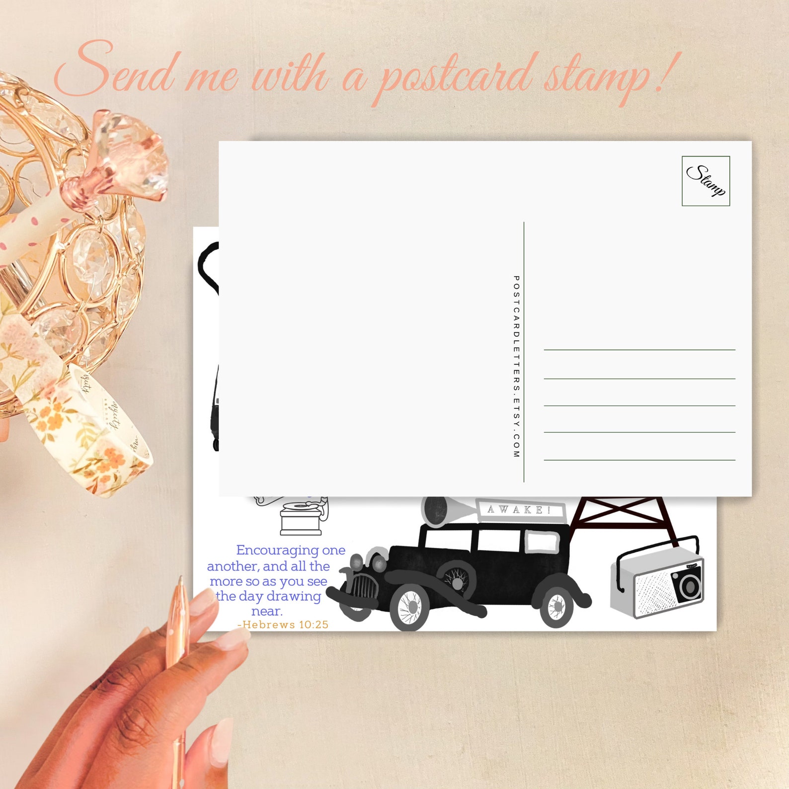JW Greeting Cards/postcards SET | Witness to All Nations | JW History ...