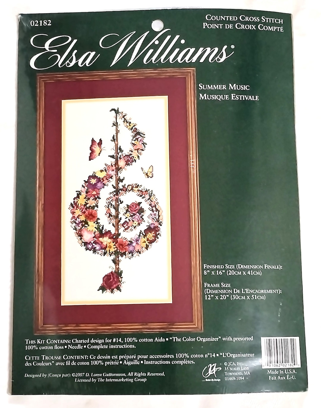Elsa Williams Counted Cross Stitch KIT NOS Summer Music 02182 JCA 2007 ...