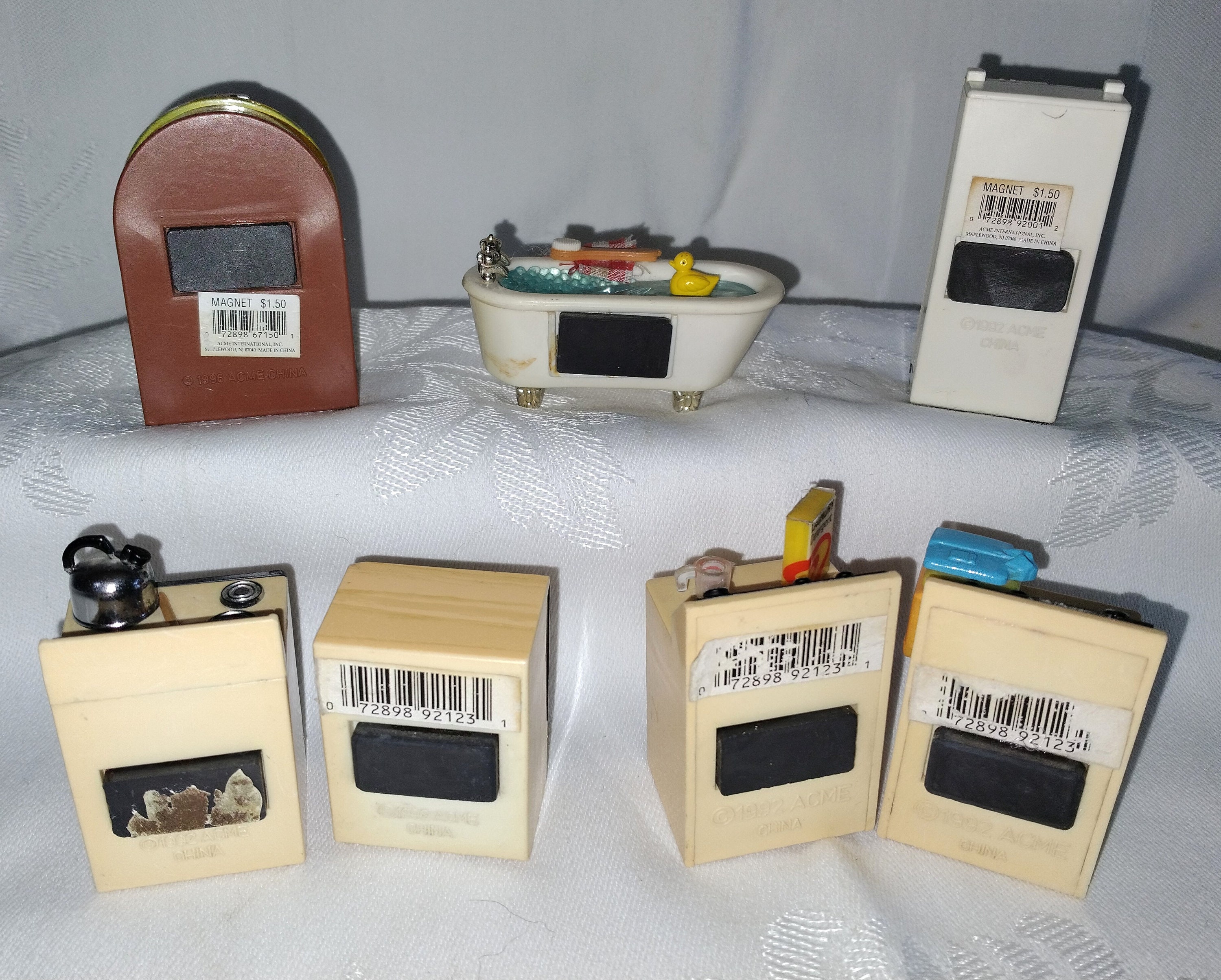 Acme Refrigerator Magnets LOT B Dollhouse Miniatures Vintage 1990s ...