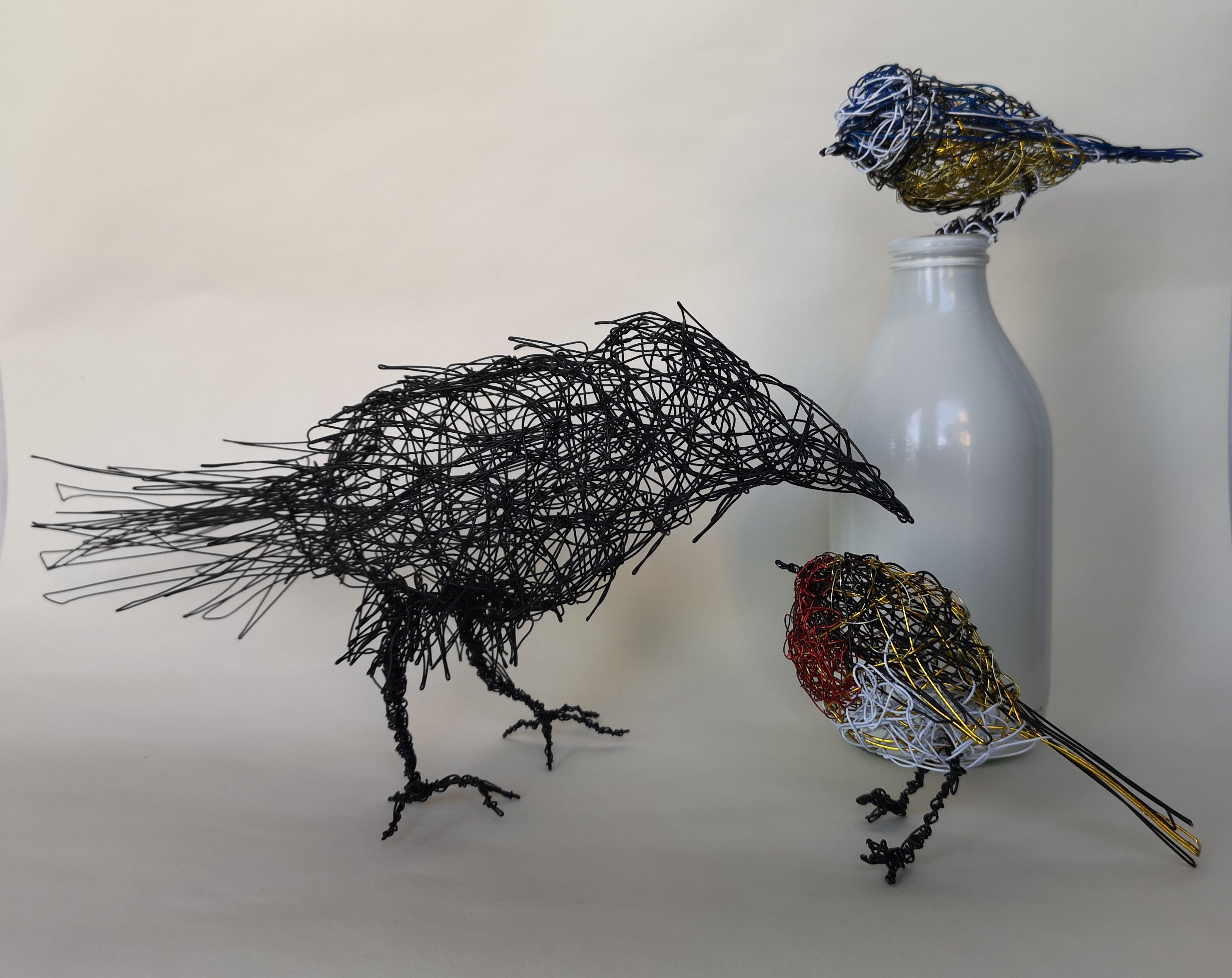 Robin, (metalic Wire) - Etsy