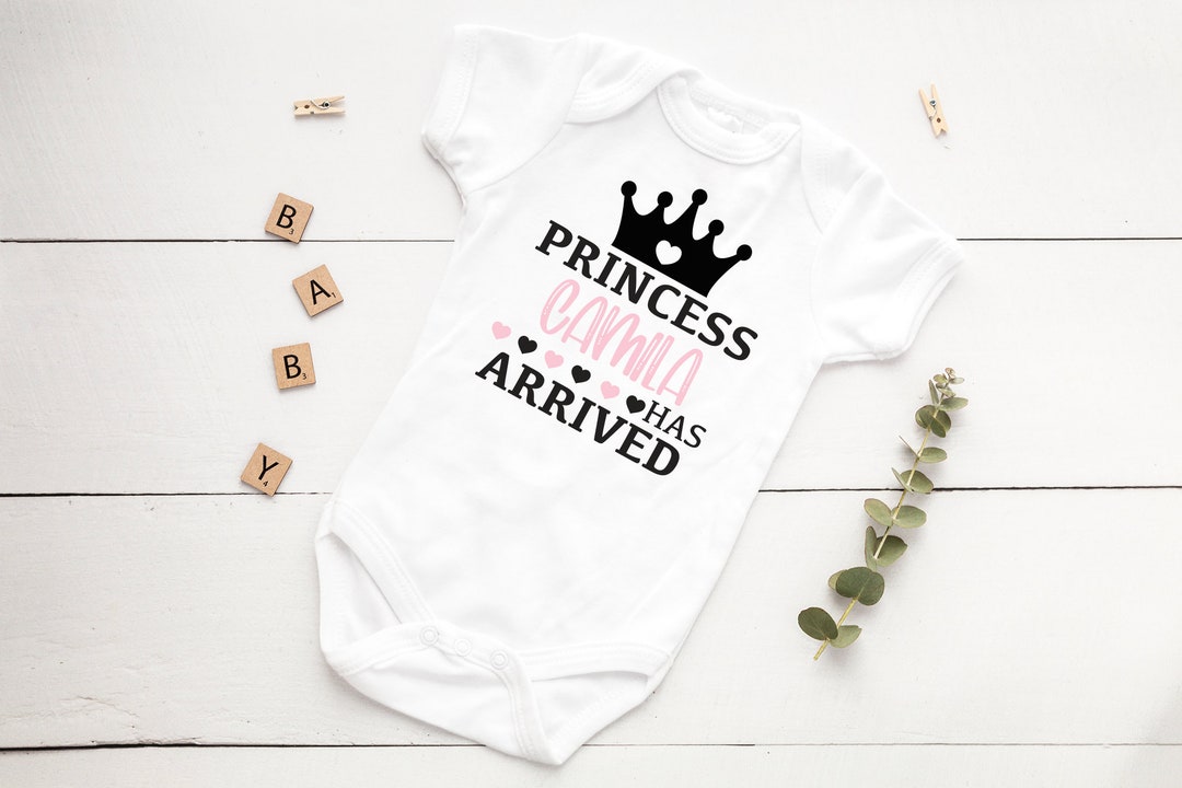 Personalized Bodysuit Princess Has Arrived Bodysuit, Personalized Gifts ...