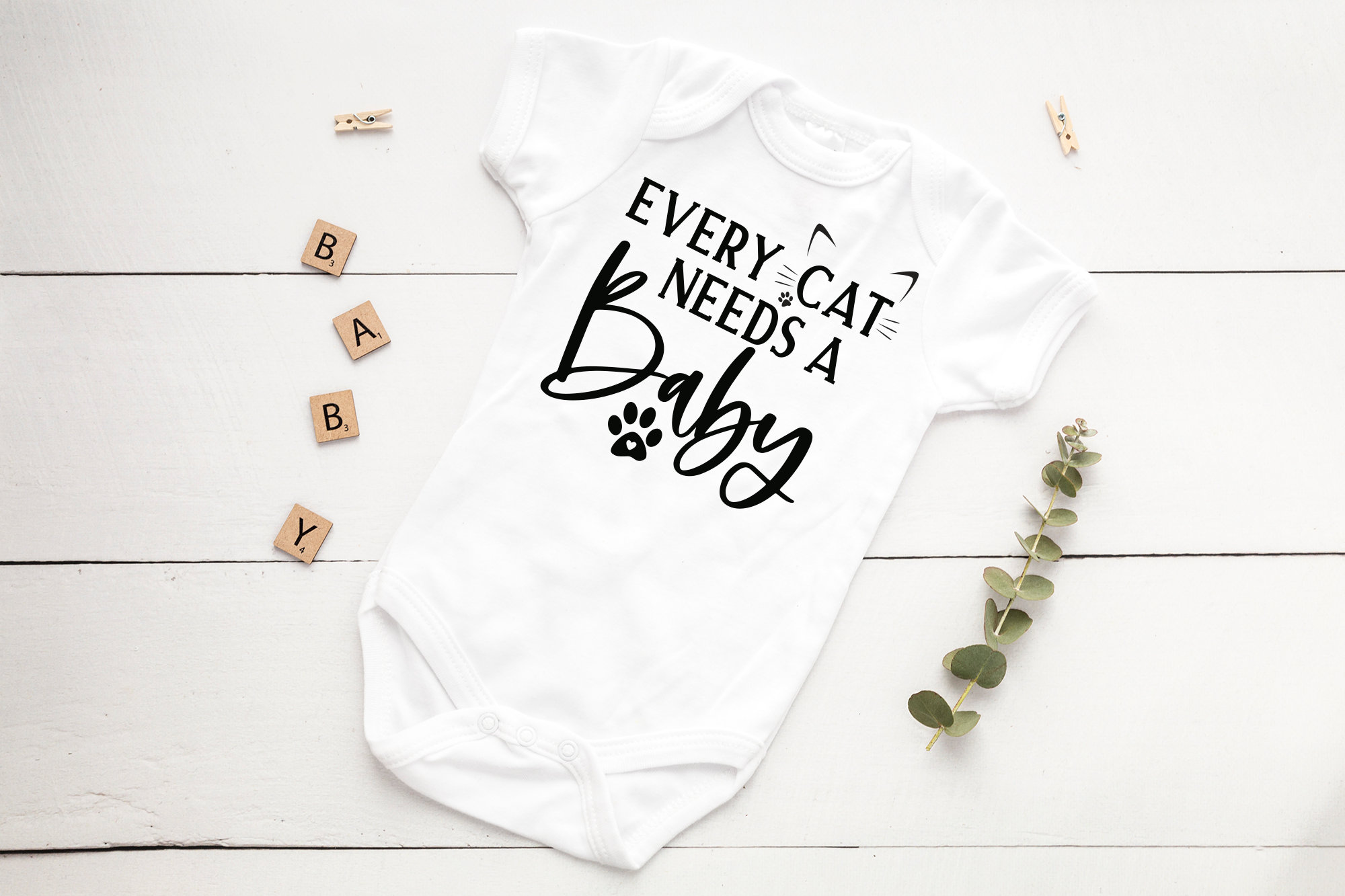 Every Cat Needs a Baby Cat Sibling Cat Mommy Onesie - Etsy