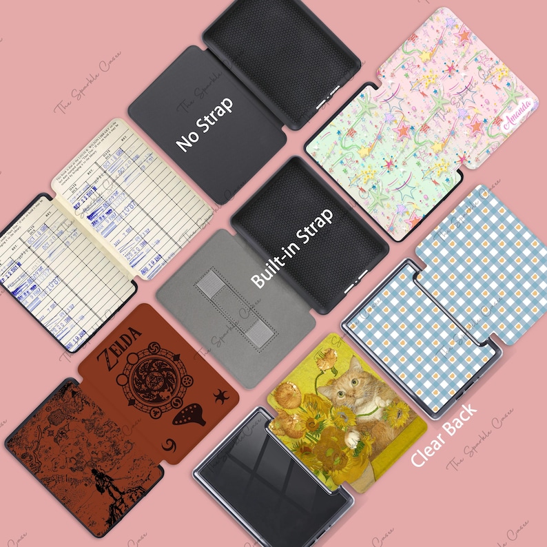 Buy Colorsoft Kindle, Paperwhite Case, Clear Back, Custom 7"/6.8 ...