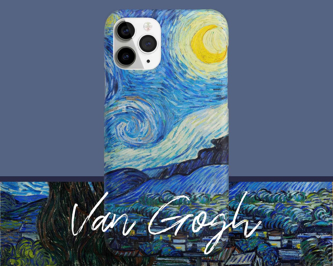Van Gogh Starry Night iPhone Case: Protective Masterpiece Design - Etsy