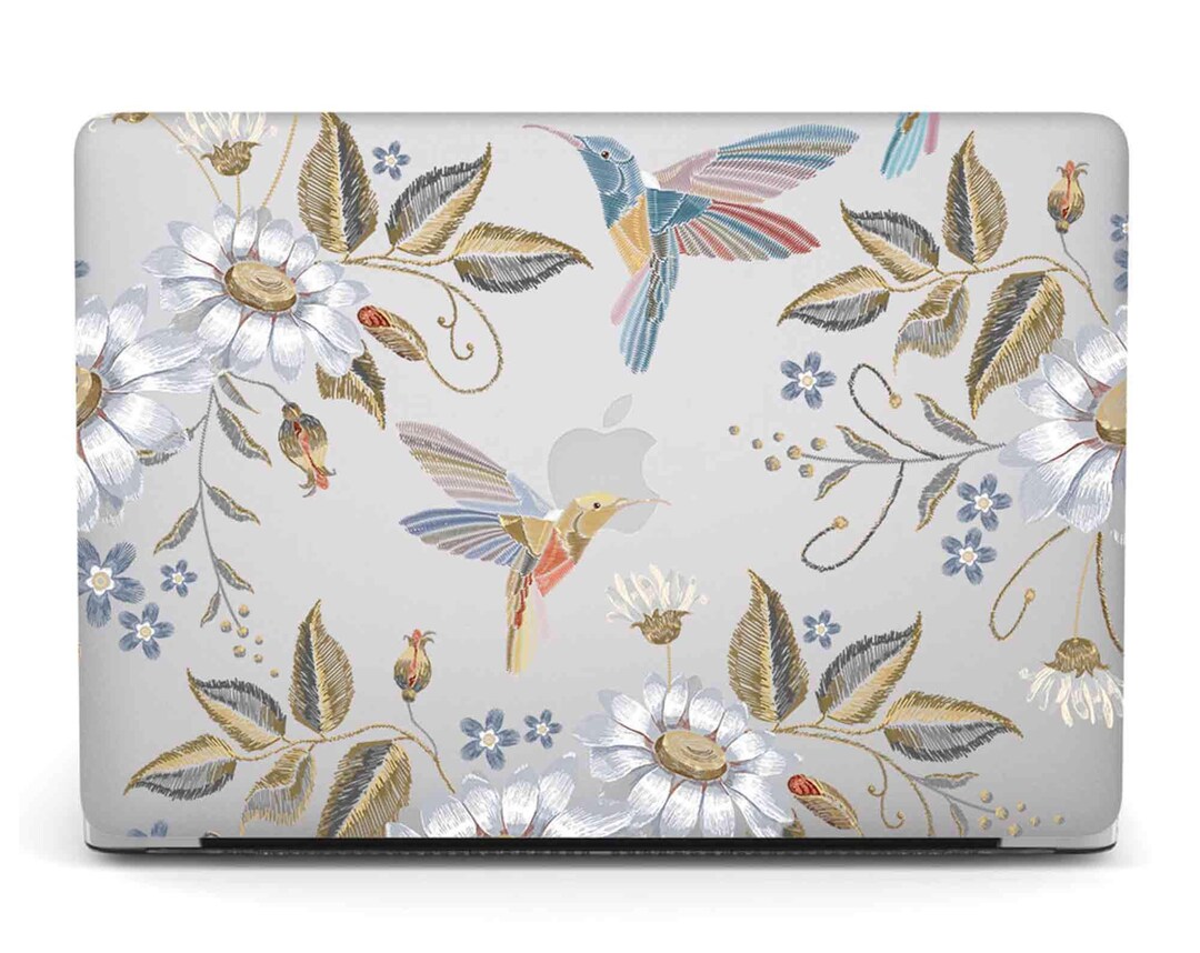 Hummingbird Floral MacBook Case: 3D UV Print Hard PC Cover - Etsy