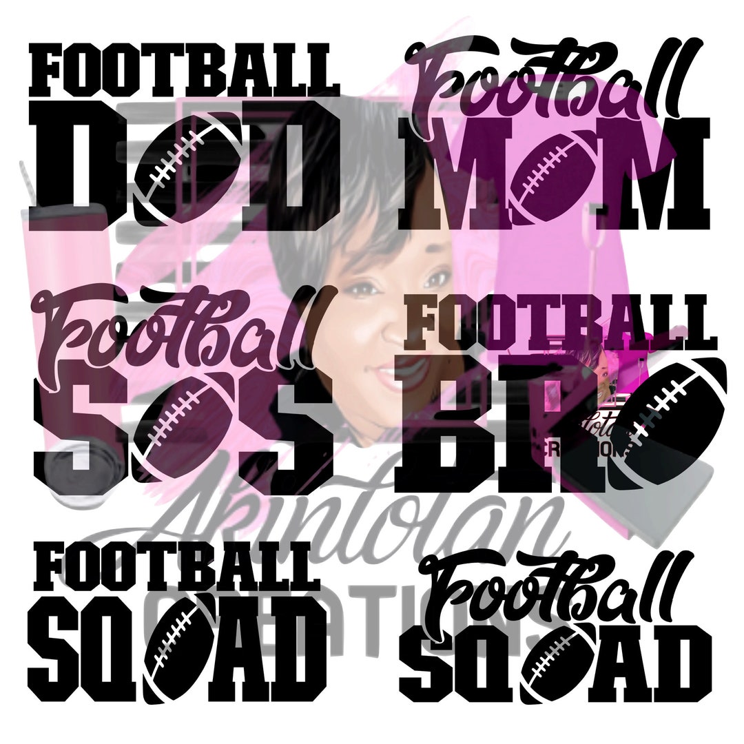 Football Family SVG Cricut Silhouette Cutting Machine1 - Etsy
