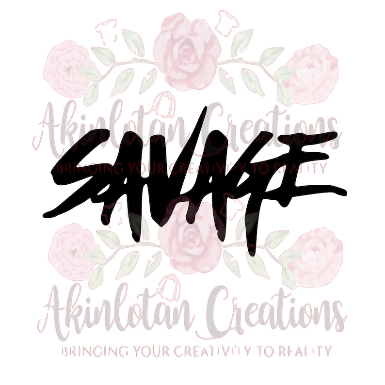 Savage SVG Cricut Silhouette Cutting Machine - Etsy