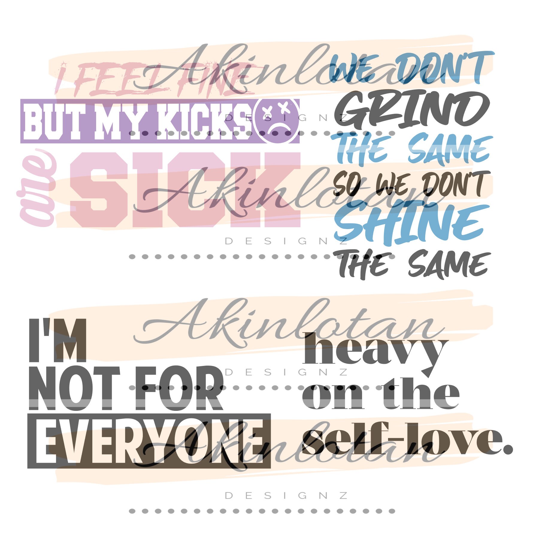 Random Mix SVG Cricut Silhouette Cutting Machine - Etsy