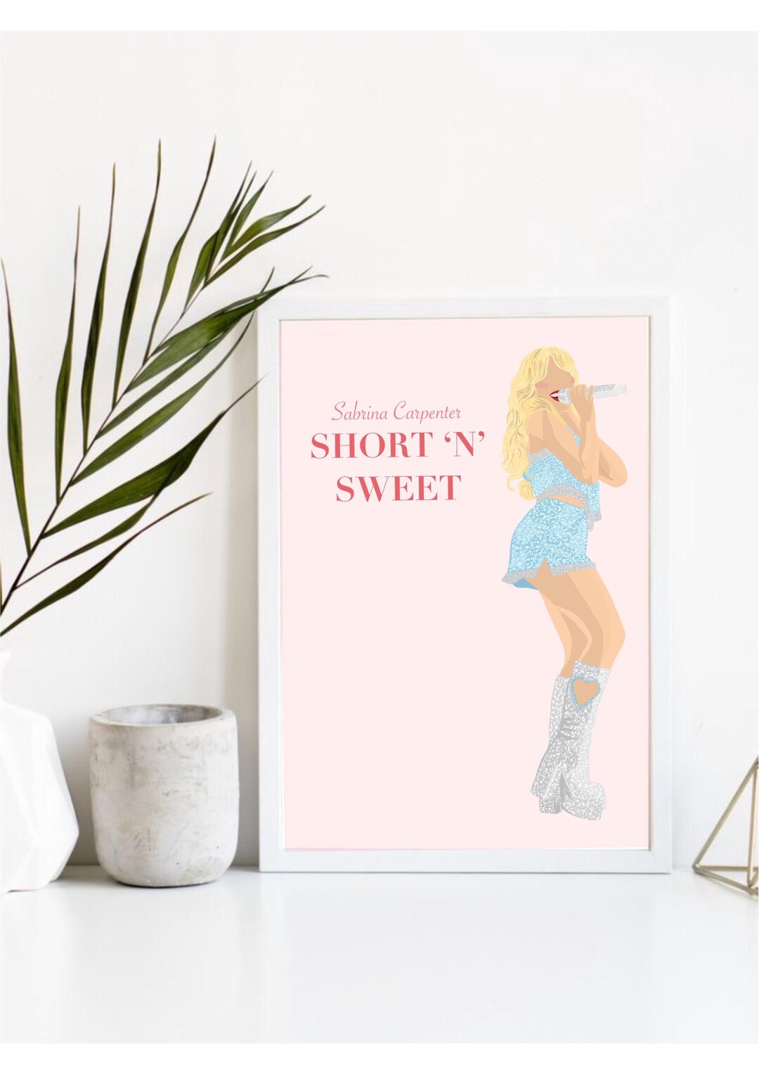 Sabrina Carpenter Short ‘N’ Sweet Tour Wall Print A4 Digital Download ...