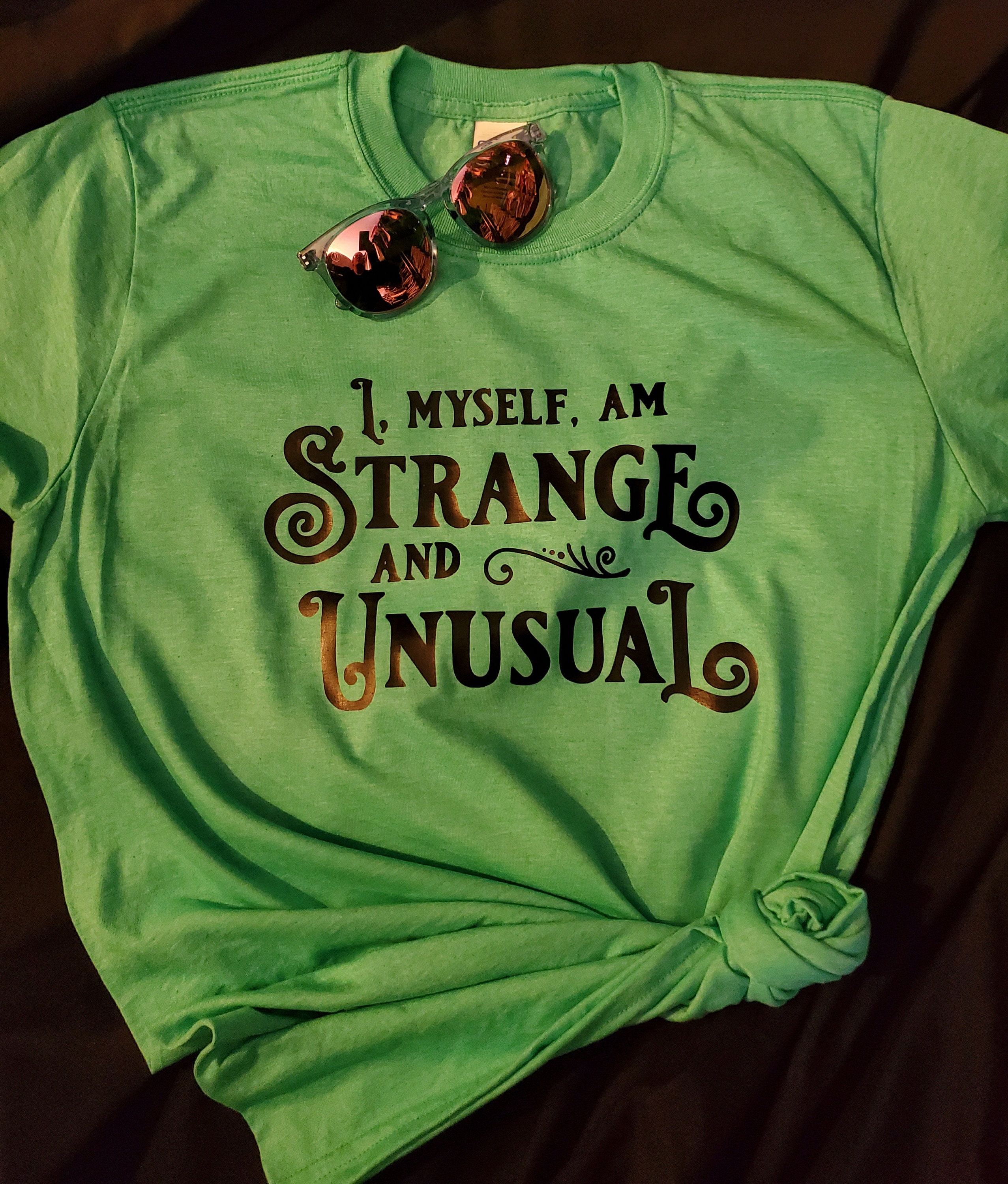 I, Myself, Am Strange and Unusual - Etsy