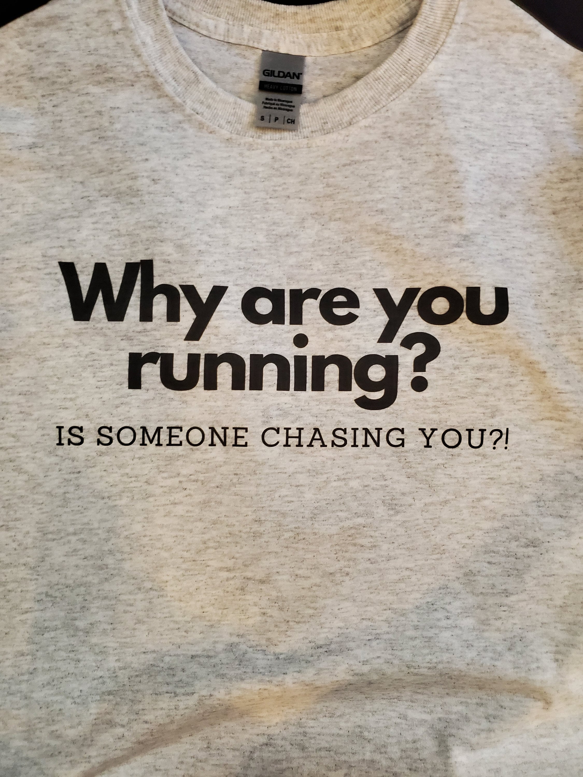 Why Are You Running is Someone Chasing You - Etsy UK