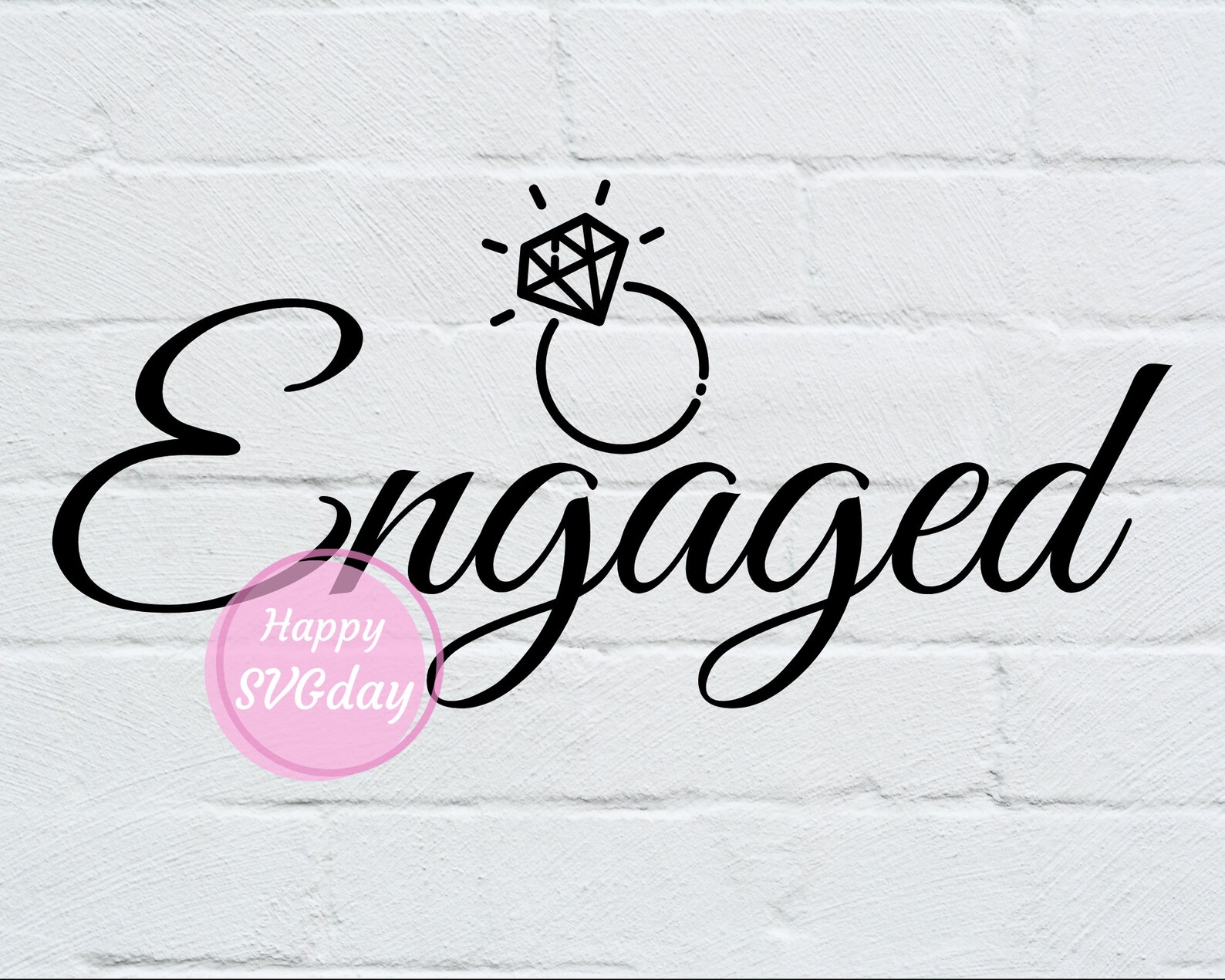 Engaged SVG PNG JPG, Engagement Svg, Bride Svg, Bridal Shower Svg ...