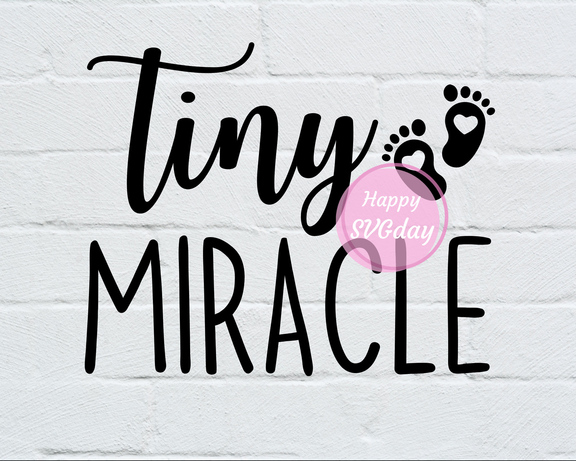 Tiny Miracle SVG PNG JPG, Hello World Svg, Little Miracle Svg, Baby ...