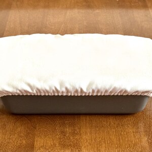 Reusable 10x4in Loaf and Bread Pan Cover, Loaf Baking Pan Cover, Cotton ...