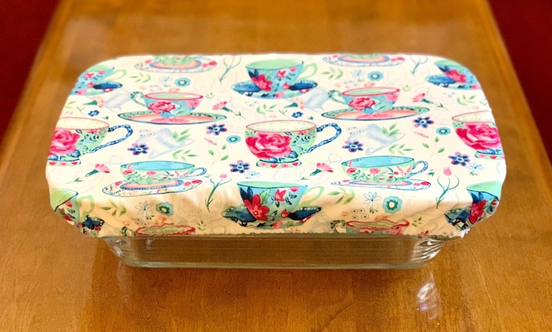 Reusable Casserole and Dish Cover, Large Fabric Bread Pan Cover ...