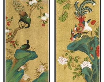 Reproduction Work of Chinoiserie Panels / Reproduction of | Etsy