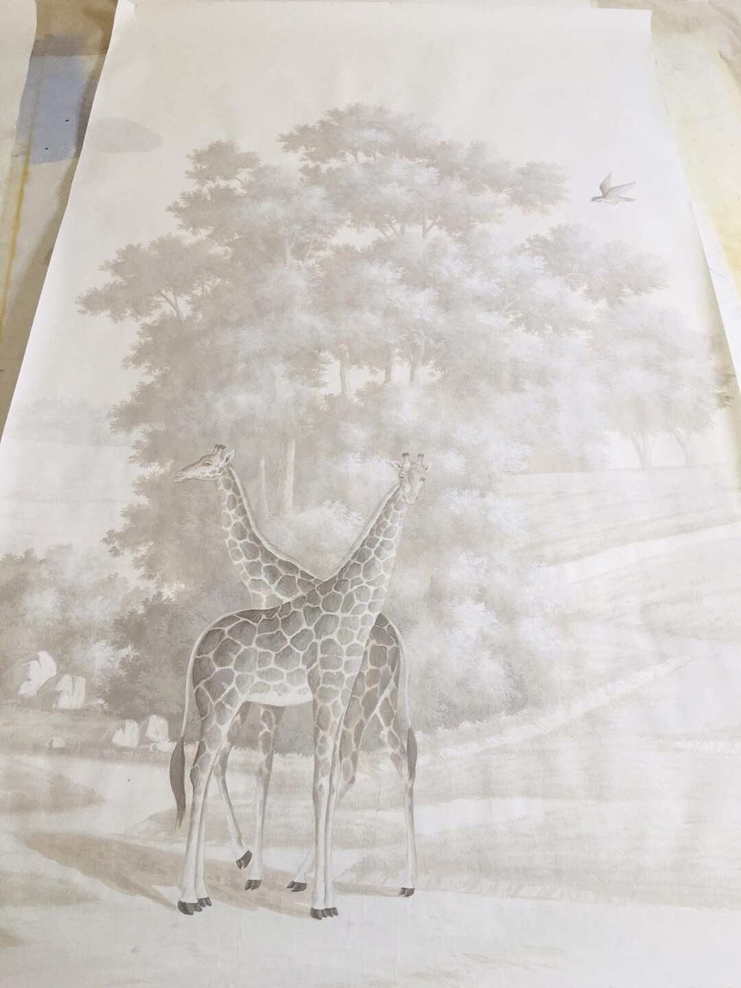 Panoramic Wallpaper ---- Hand Painted Panoramic Wallpaper on Scenic ...