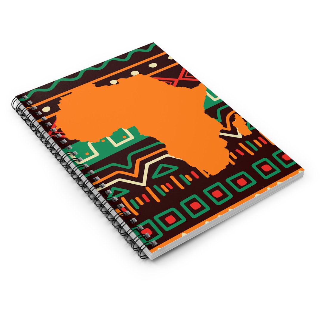 Africa Themed Spiral Notebook - Ruled Line - Etsy