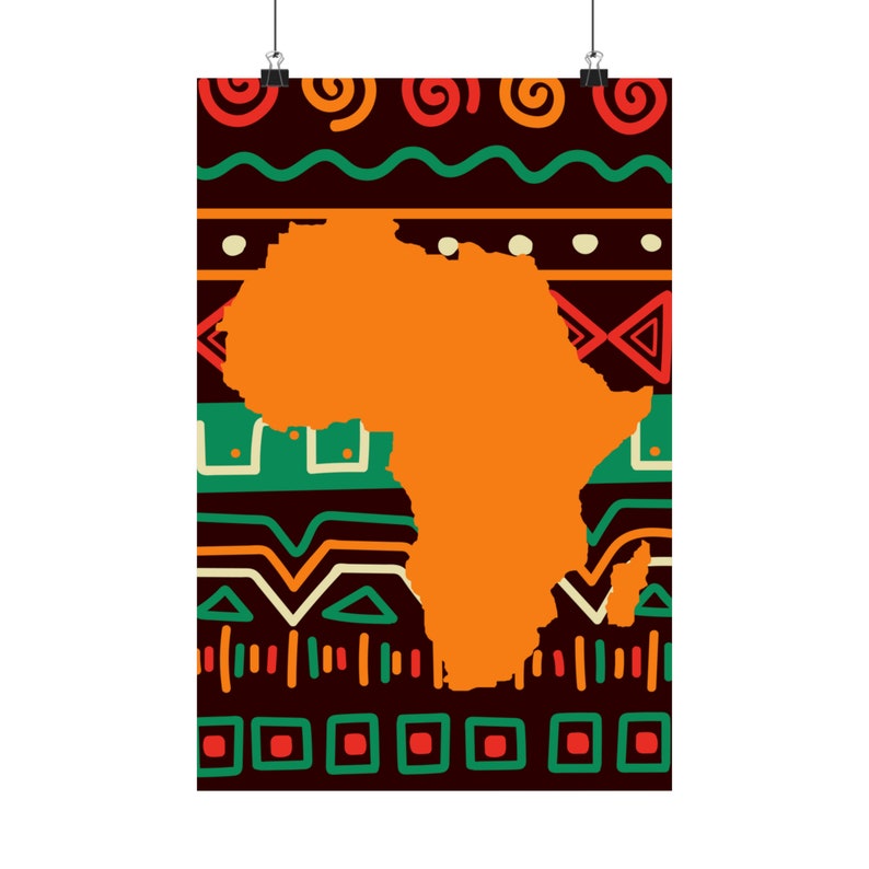 Africa Themed Matte Vertical Posters - Etsy
