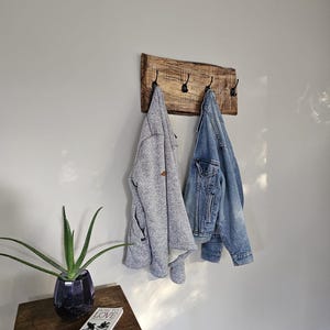 Live Edge Spalted Maple Coat Rack - Etsy