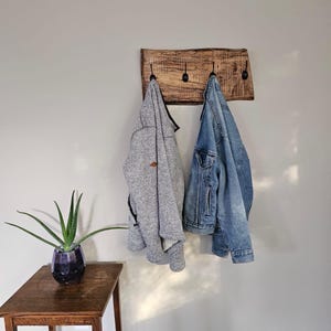 Live Edge Spalted Maple Coat Rack - Etsy