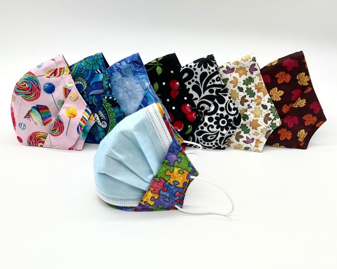 Disposable Face Mask Covers. 2 LAYERS. Nose Wire. Adult - Etsy