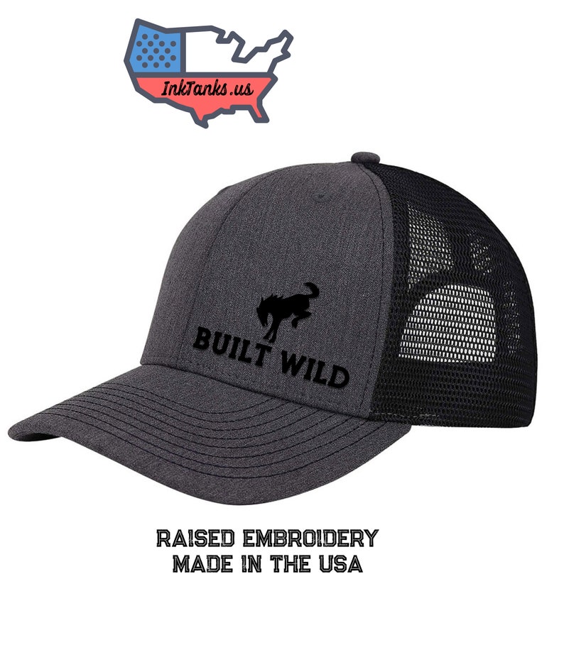 Built Wild Bronco Trucker Hat Ford hat Embroidered new bronco | Etsy