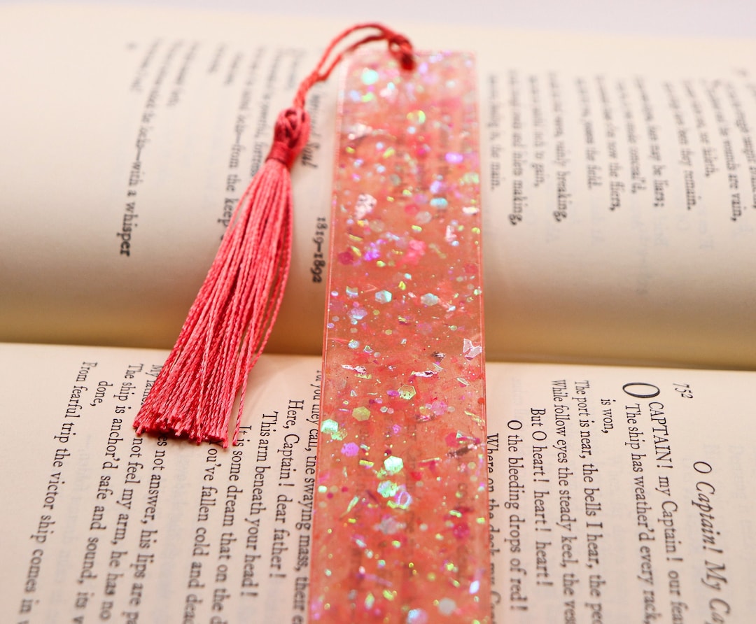 Resin Bookmarks: Flamingo Pink (individual or Set) - Etsy