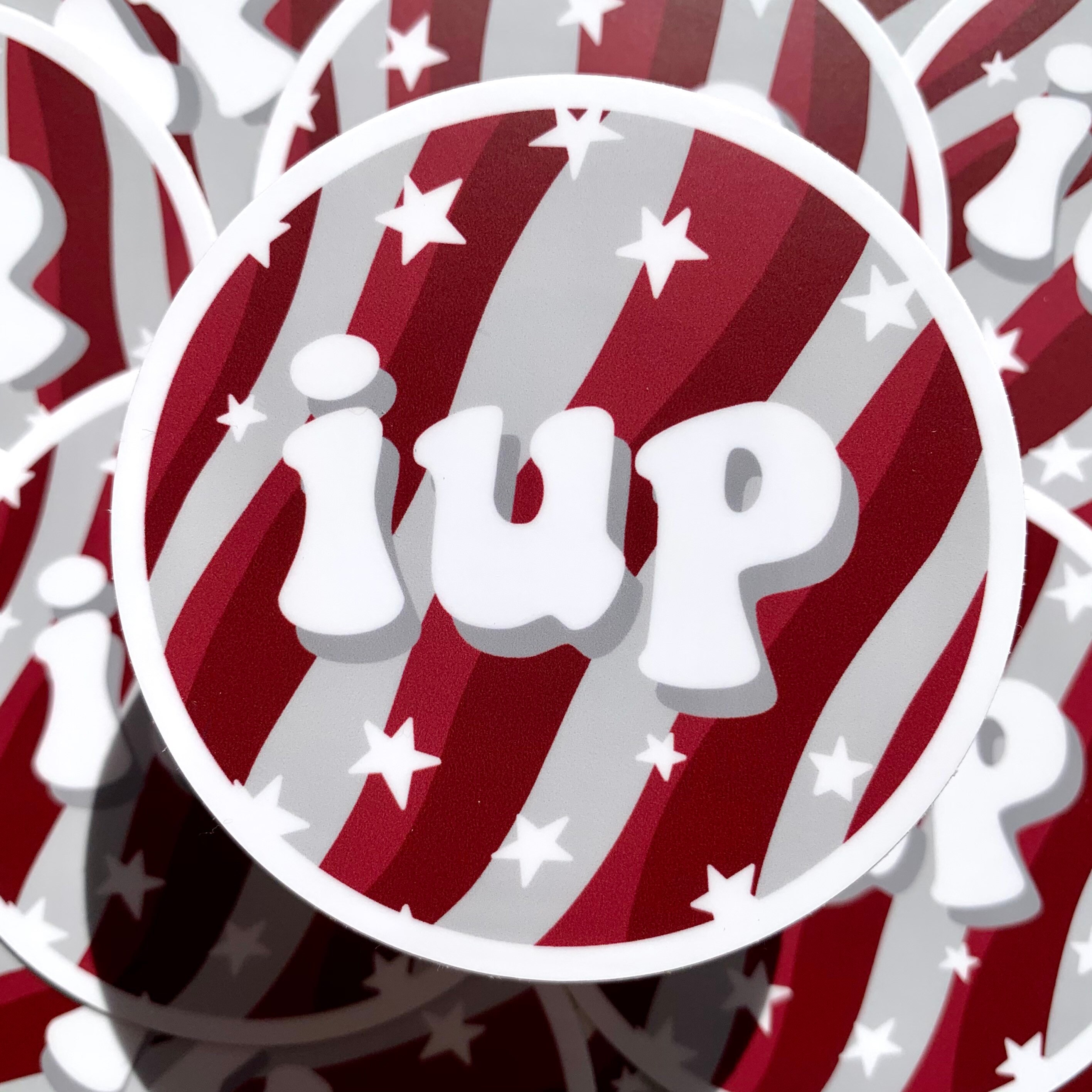 Indiana University of Pennsylvania Sticker 3x3 in. Vinyl | Etsy