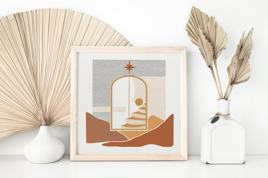 Buy Desert Vibes Wall Art Desert Wall Art Desert Art Print Sun Online ...